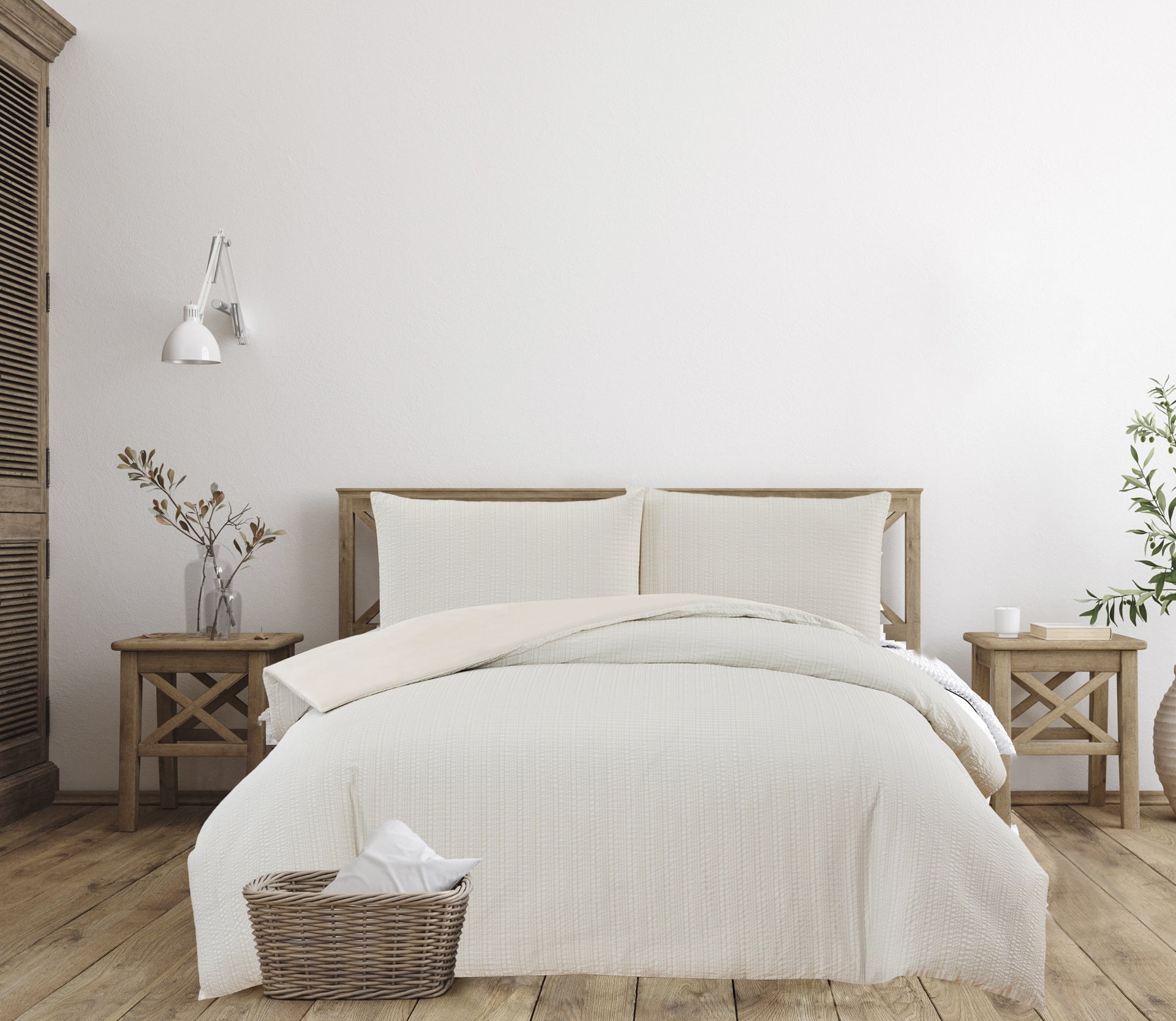 ARDOR BOUDOIR "Alistair" SEERSUCKER QUILT COVER SET – Big Bedding Australia