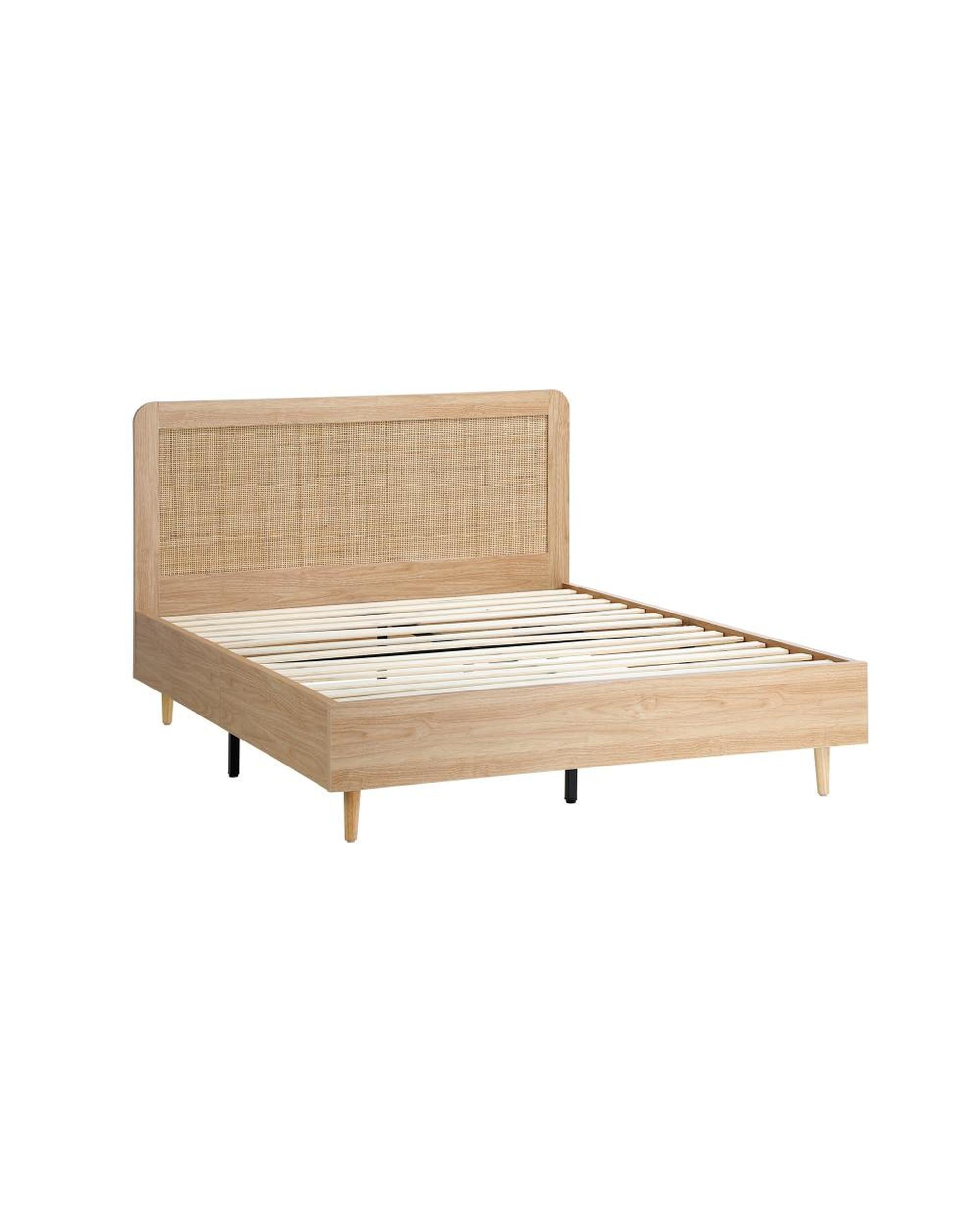 MIAMI Wooden Bed Frame Rattan Headboard – Big Bedding Australia