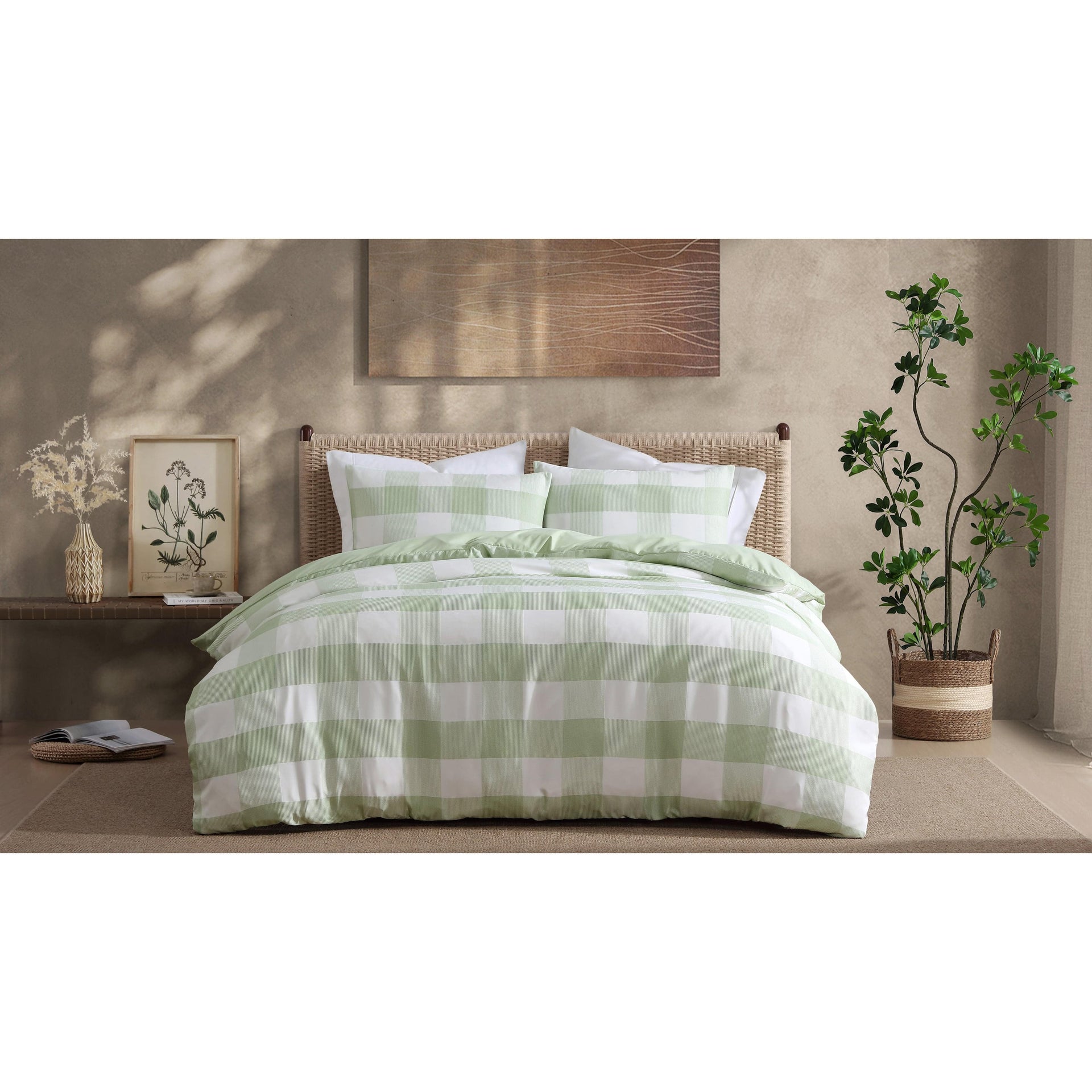 ARDOR BOUDOIR "Ashlea" SAGE QUILT COVER SET
