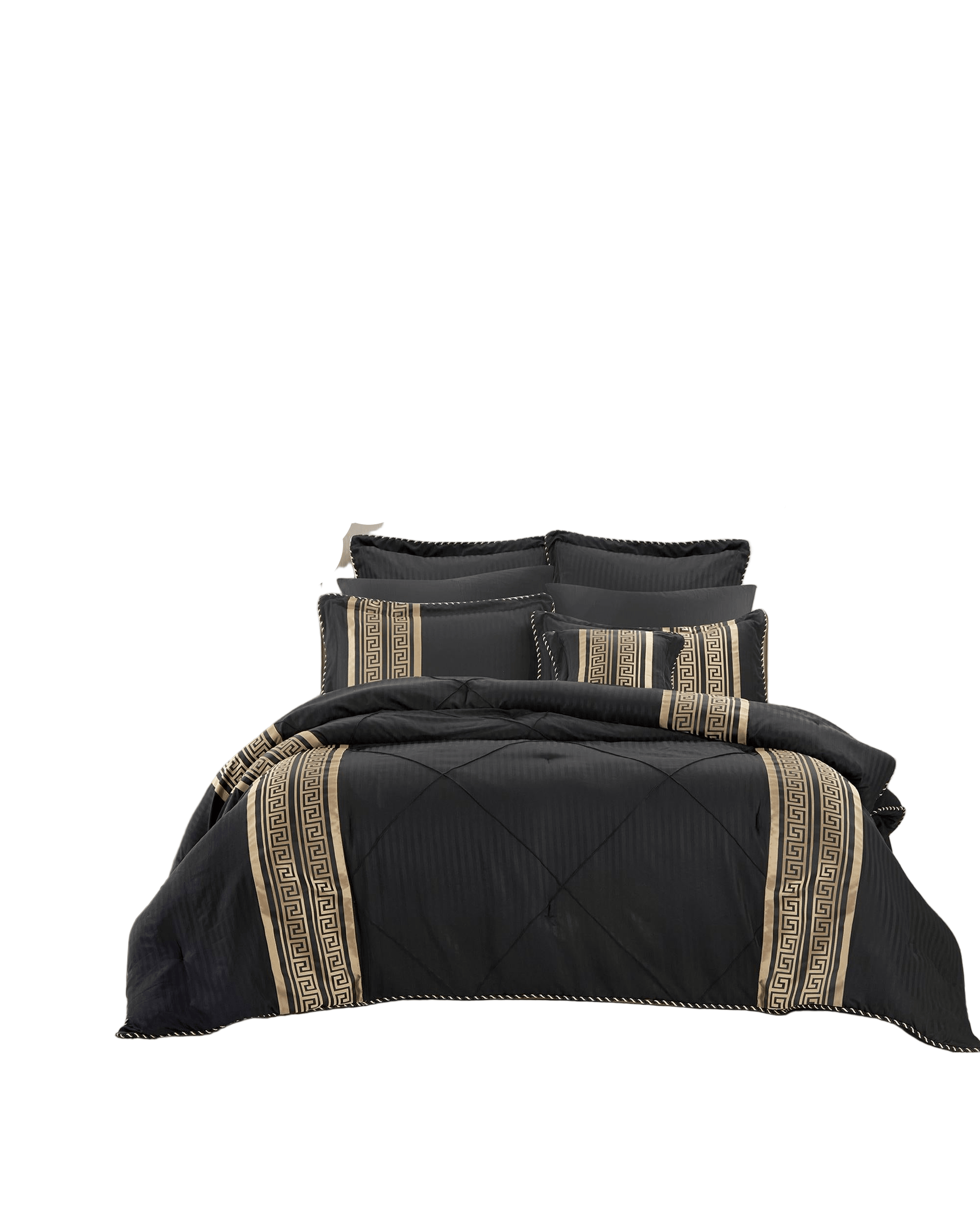 Bianca Bedding Raffaello Black 6-Piece Comforter Set
