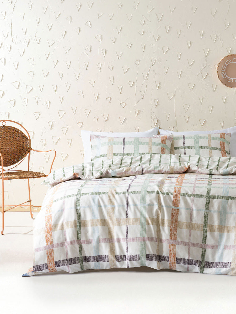 Esprit FARREN MULTI COLOUR QUILT COVER SET – Big Bedding Australia