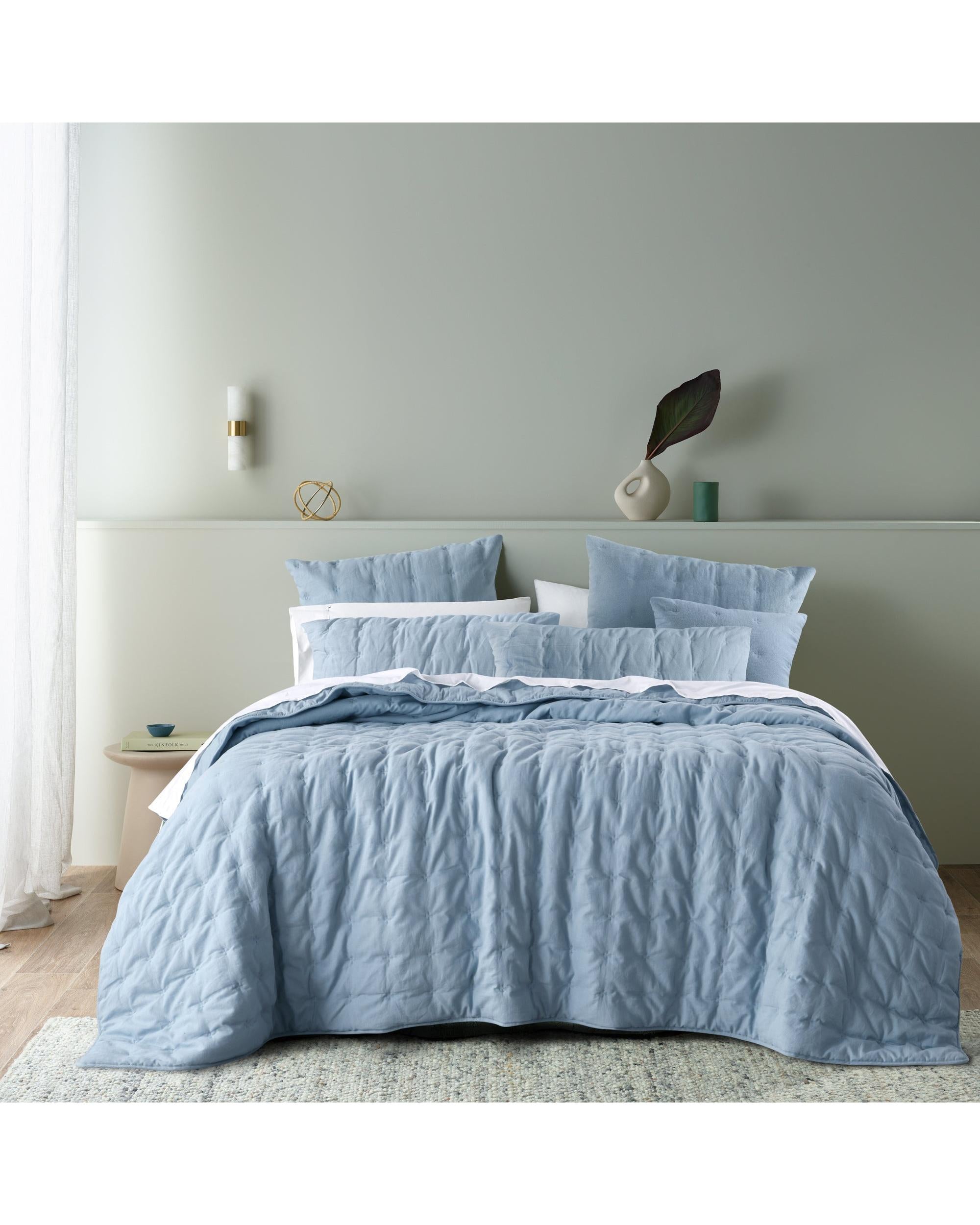 Bianca Bedding Langston Blue Comforter Set – Big Bedding Australia